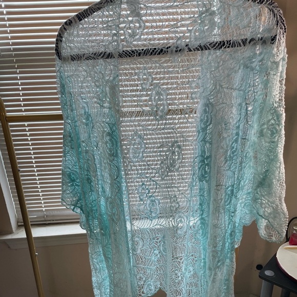 Other | Lovely Powder Blue Duster | Poshmark